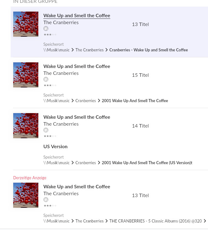 Selecting Duplicates Roon Software Discussion Roon Labs Community