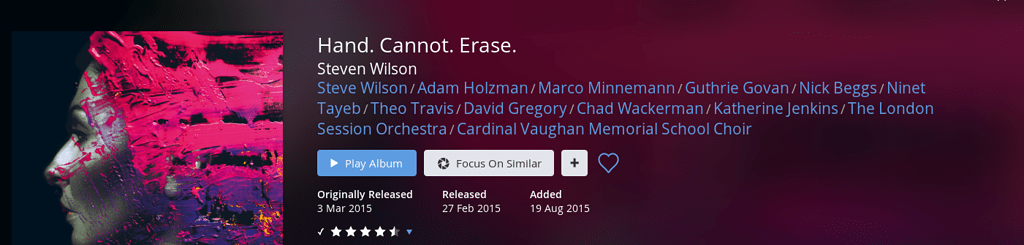 Steve Wilson is sharing the credits? - Metadata - Roon Labs Community