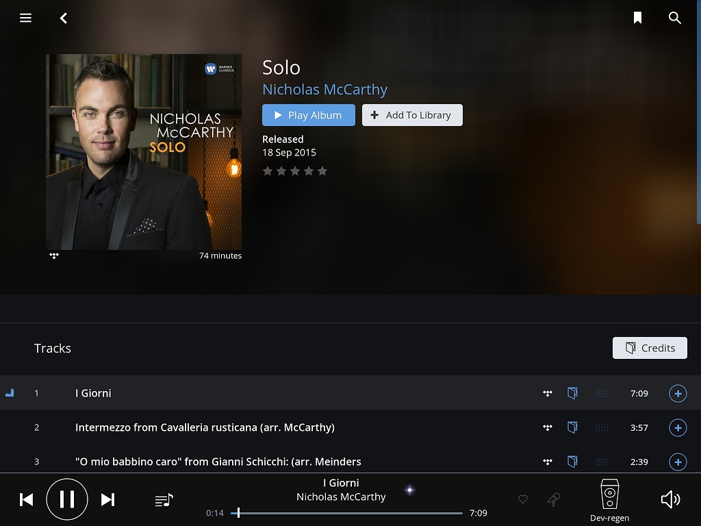 Tidal album won't add to library [Solved] - Support - Roon Labs Community