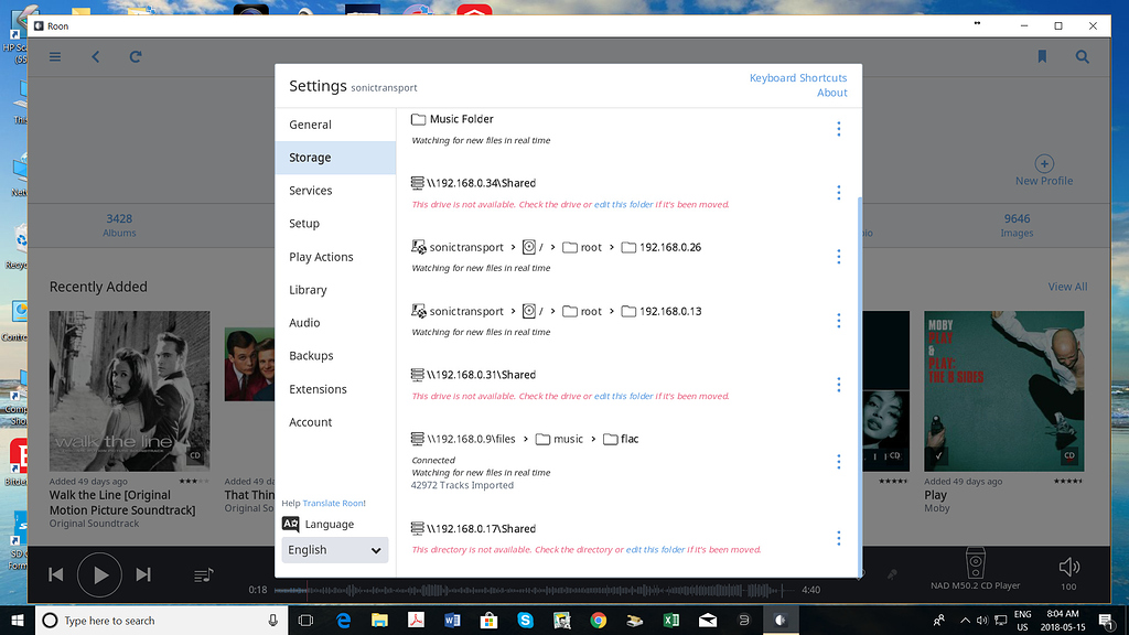 Roon & Static Shared IP address For Vortexbox & NAD M50.2 - Roon ...