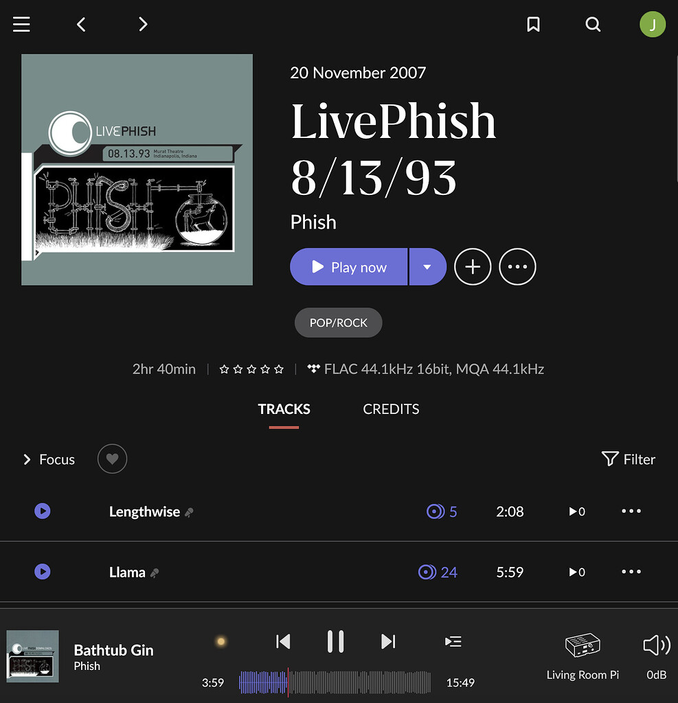 Tidal FLAC shows as MP3 in signal path - TIDAL - Roon Labs Community