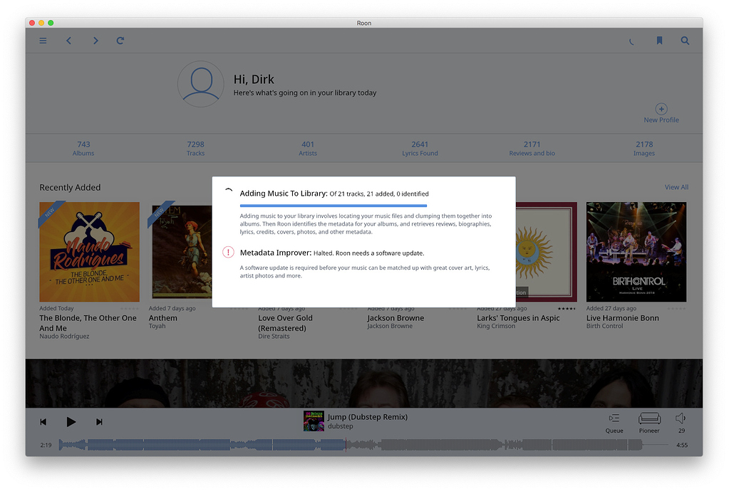 Metadata Improver Error: Mac Mini - Support - Roon Labs Community