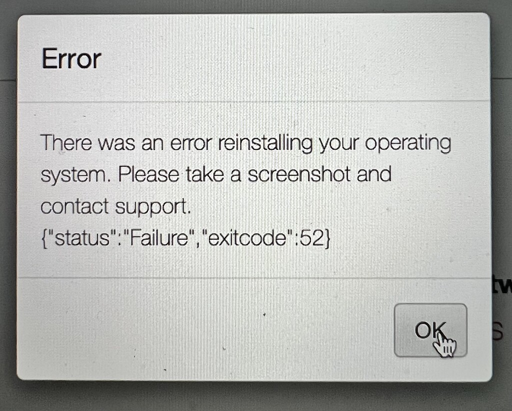 Roon OS can not be reinstalled - Nucleus Support - Roon Labs Community