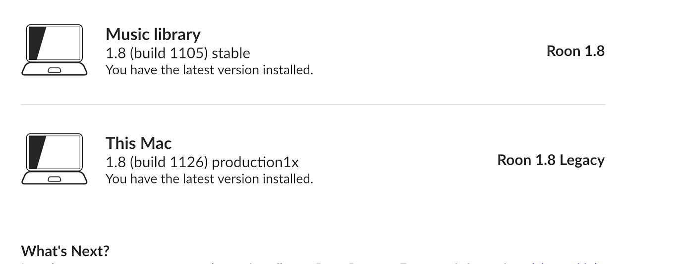 Downloading roon 1.8 - Roon Software Discussion - Roon Labs Community