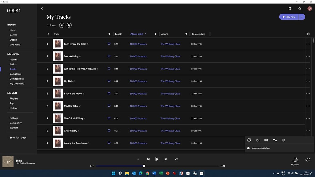 HQPlayer Volume Settings disabled - Support - Roon Labs Community