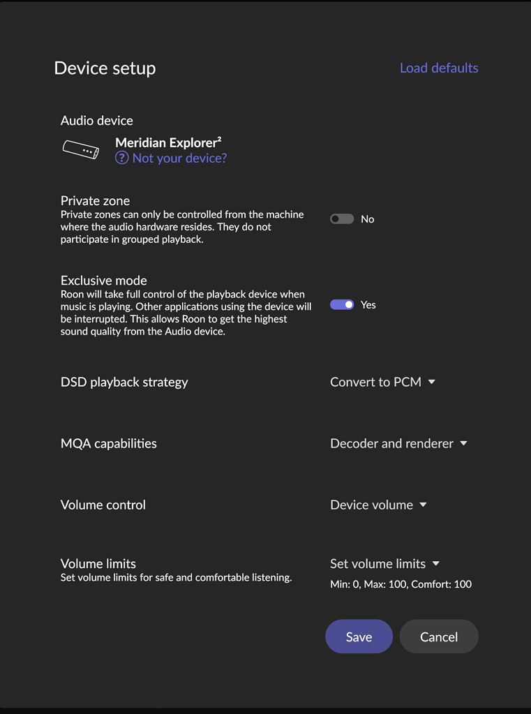 Device Volume not working for Meridian Explorer 2 - Support - Roon Labs ...