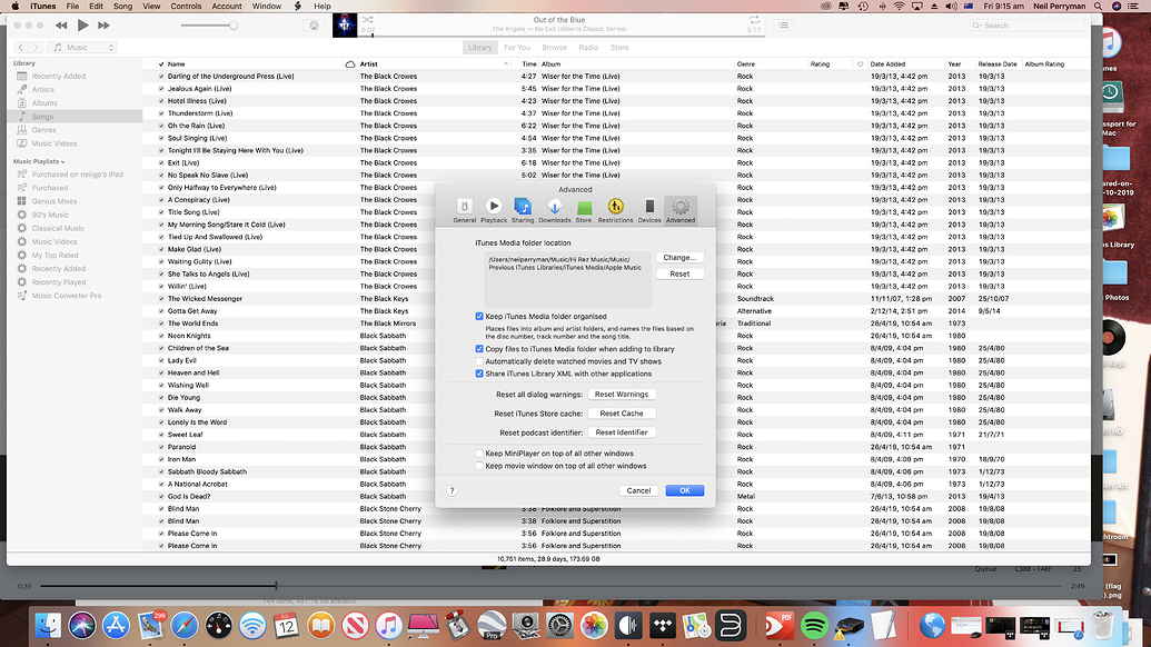 Roon not recognising iTunes library - Support - Roon Labs Community