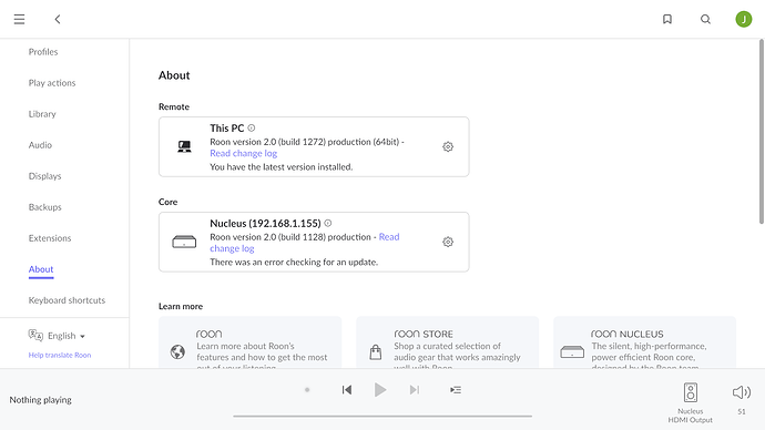 Nucleus and PC have different build numbers and the Nucleus won't update - Nucleus Support ...
