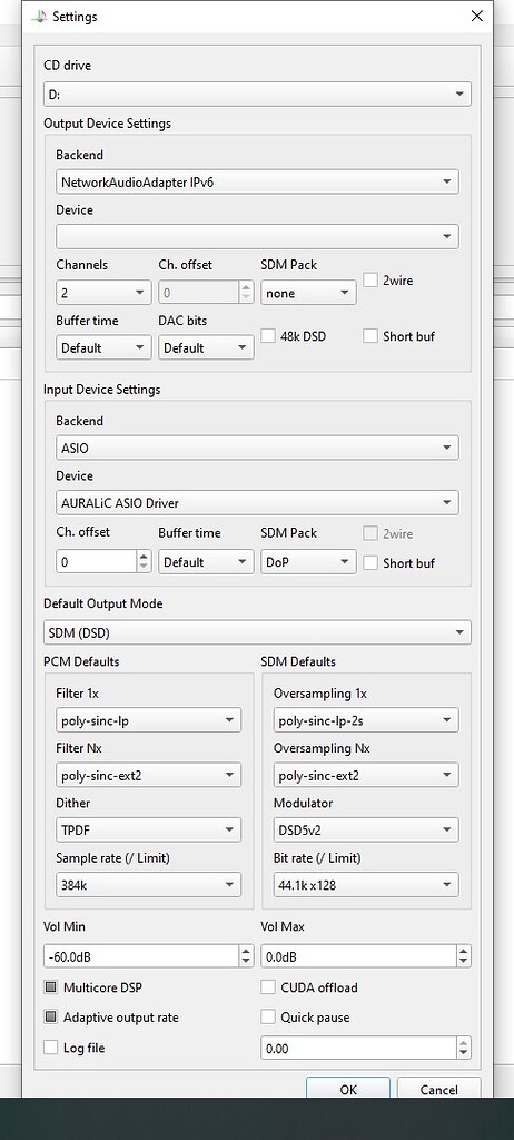 HQPlayer settings for Auralic Aries G2? Can't seem to get HQPlayer to ...