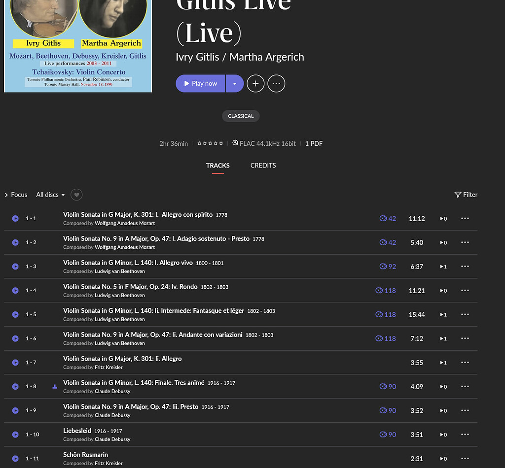 Track Info Jumbled Up on Qobuz Album (correct on Qobuz) - Metadata - Roon Labs Community