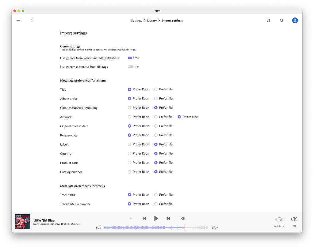 Edited tags not processed by Roon - Metadata - Roon Labs Community
