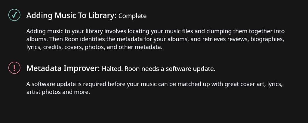 Metadata Improver: Halted - Mac - Support - Roon Labs Community