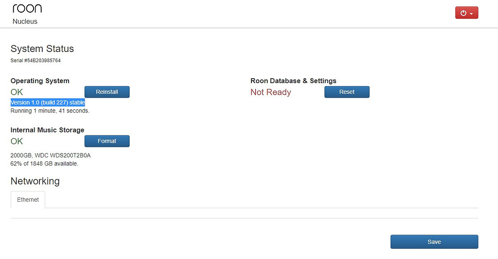 Roon Database & Settings Not Ready on Roon Nucleus - Nucleus Support ... Roon Database & Settings Not Ready on Roon Nucleus - Nucleus Support ...