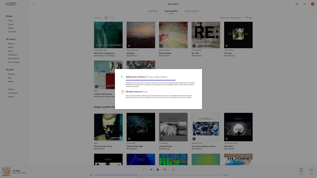 Metadata Improver Paused 2.0 - Support - Roon Labs Community