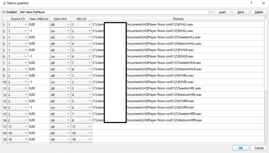 Using several convolution files in series with HQPlayer - HAF and ...
