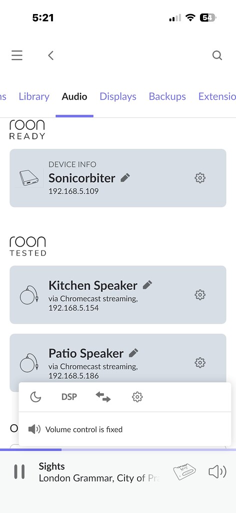 Volume Control using iPhone App - Support - Roon Labs Community
