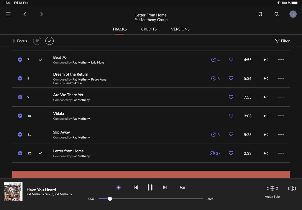 What does the “V” character mean? - Roon Software Discussion - Roon ...