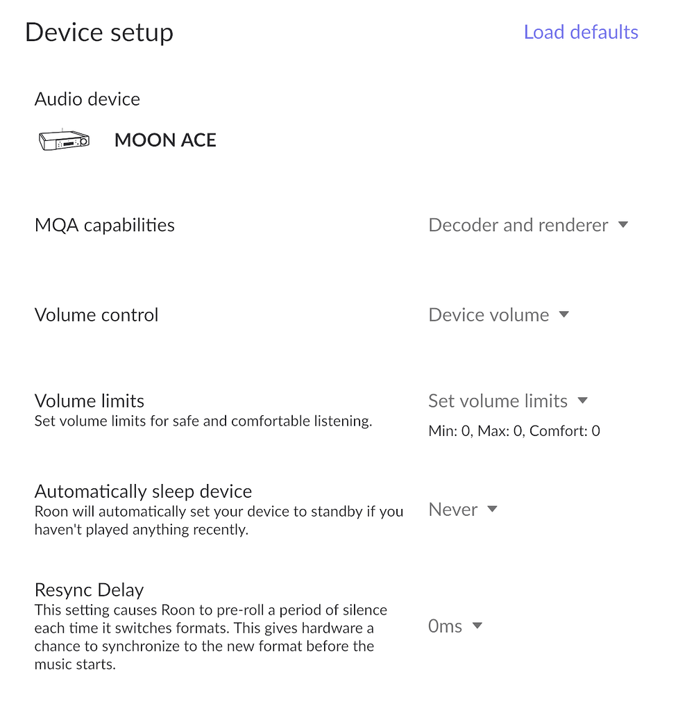 Roon Volume Control Not Working on Moon Ace - Support - Roon Labs Community