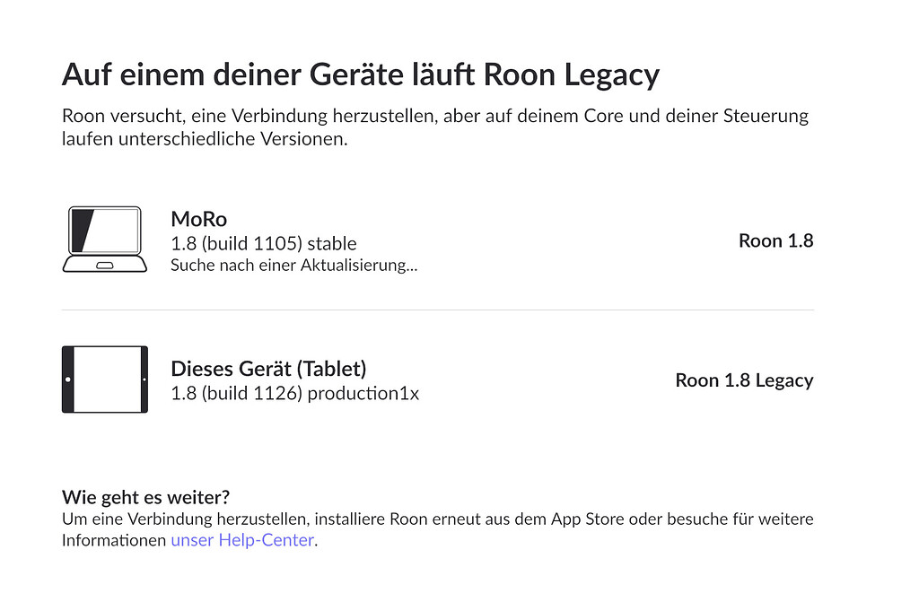 Cannot downgrade to Roon Remote 1.8 Build 1105 - Support - Roon Labs Community