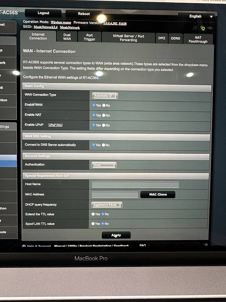 Arc setup not connecting to core - ARC: Port Forwarding Help - Roon Labs Community