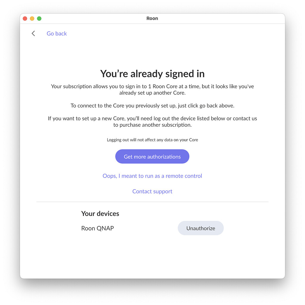 Endless login loop - Support - Roon Labs Community