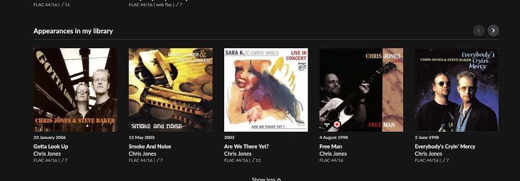 How to list album by artist A + artist B into artist's A main albums in ...