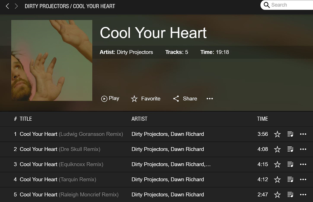 Track titles missing detail in Roon, correct in TIDAL - Metadata - Roon Labs Community