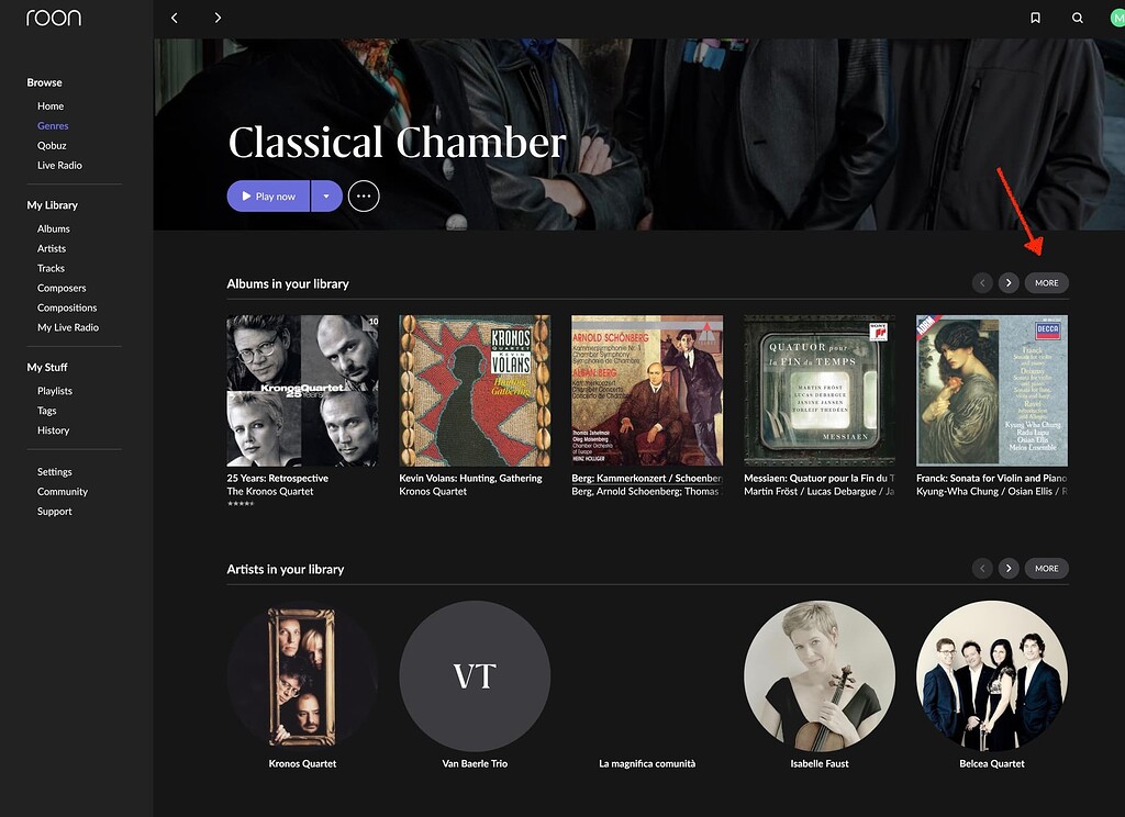 Missing More button in Roon ARC - Roon Software Discussion - Roon Labs Community