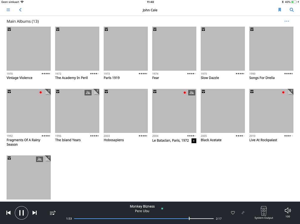 Pictures albums not visible - Support - Roon Labs Community