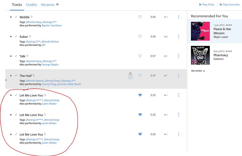 Issue when deleting songs from library (Tidal - not local) - Roon Software Discussion - Roon ...