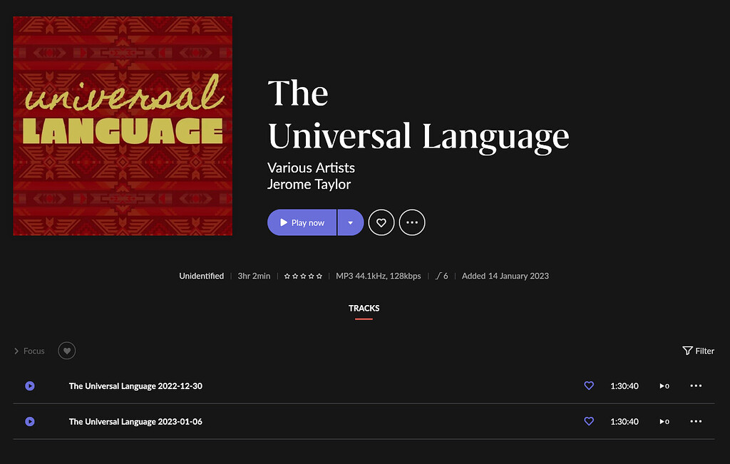 Custom Ongoing Album - Metadata - Roon Labs Community