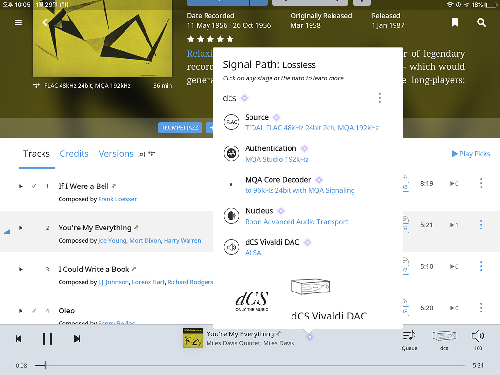Roon MQA setting for Vivaldi DAC(no upsampler/network bridge) - dCS - Roon Labs Community