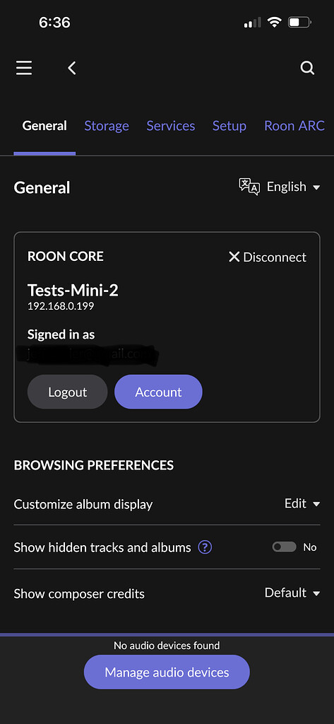 No audio devices can be found - Support - Roon Labs Community