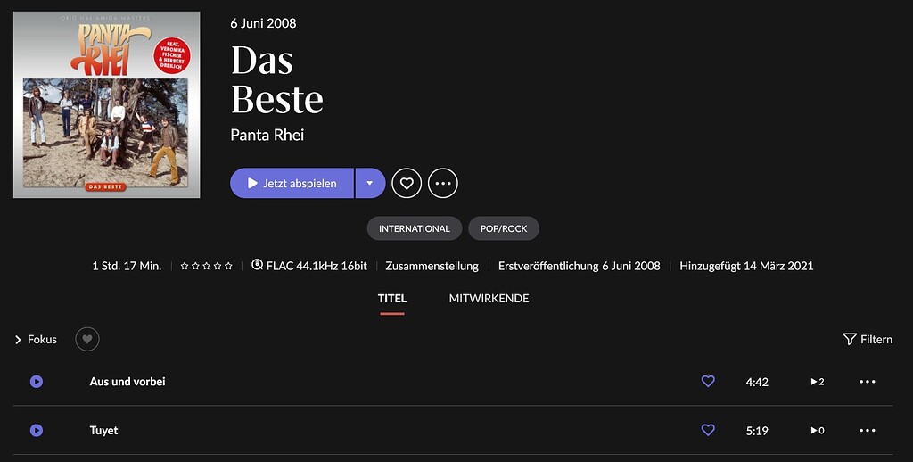 Panta Rhei east german Band has the same biography as the same belgium ...