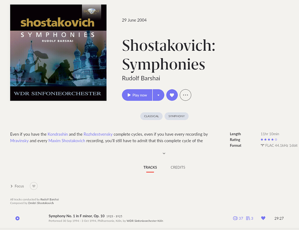 How to Fix grouping of multipart recordings? Example Rudolf Barshai ... How to Fix grouping of multipart recordings? Example Rudolf Barshai ...