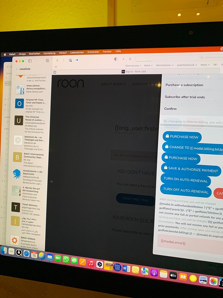 Signing into my account - Support - Roon Labs Community