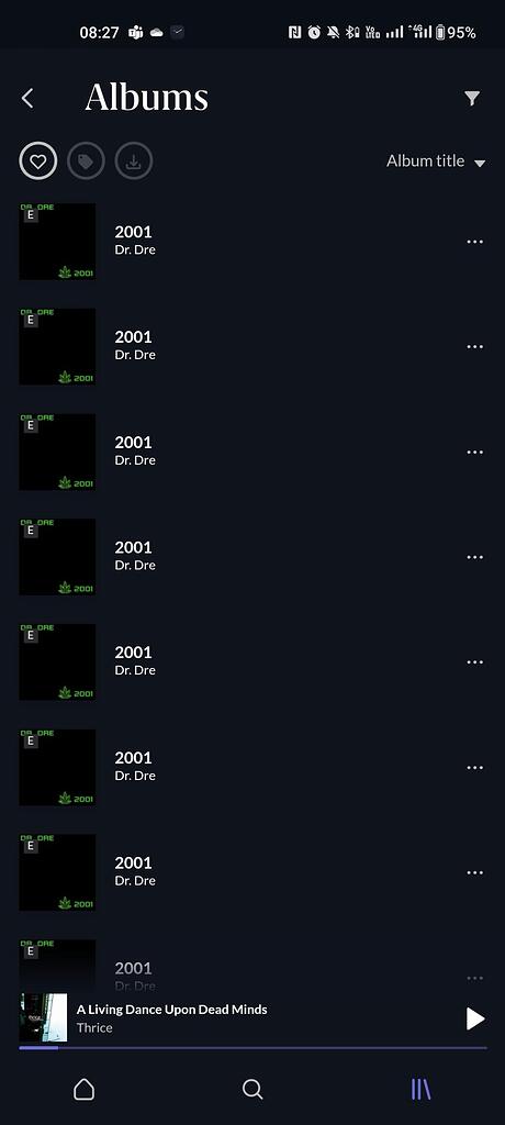 Albums showing up multiple times - Metadata - Roon Labs Community