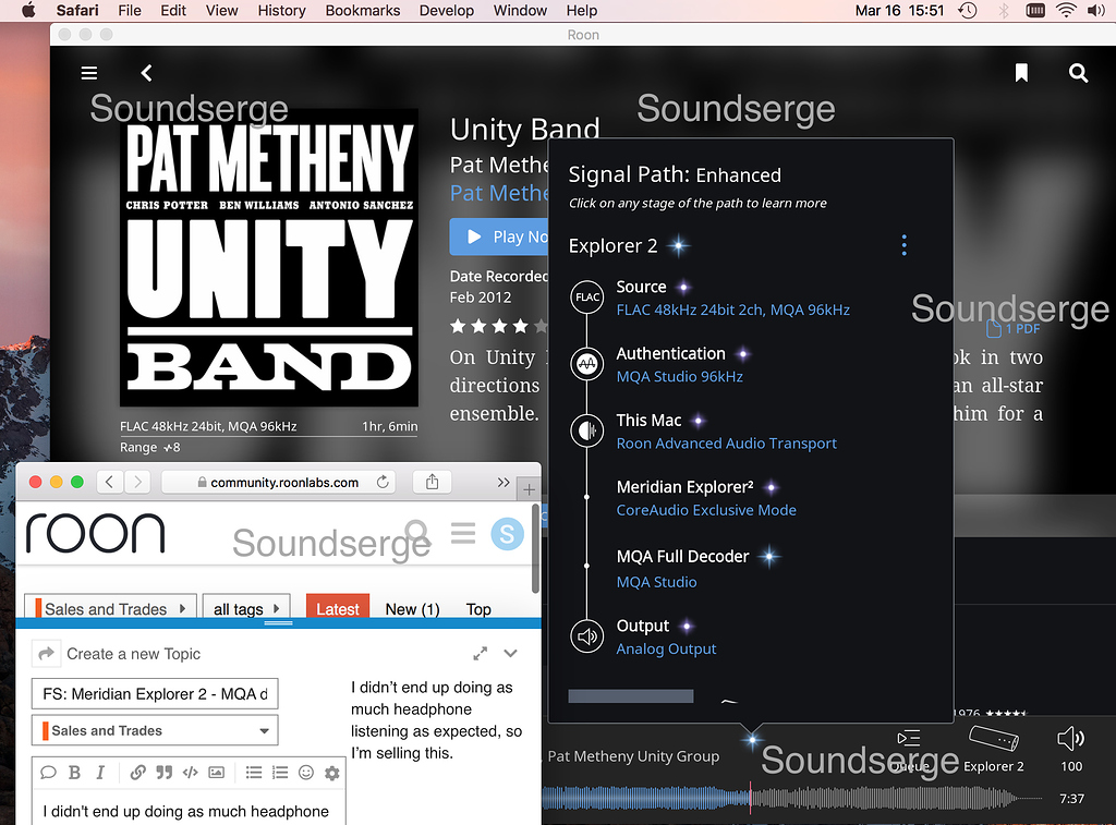 FS: Meridian Explorer 2 - MQA decoder and renderer + headphone ...