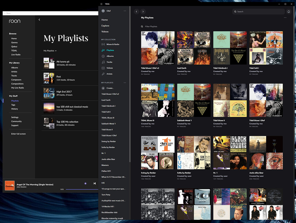 My Tidal playlists not showing in Roon - Support - Roon Labs Community
