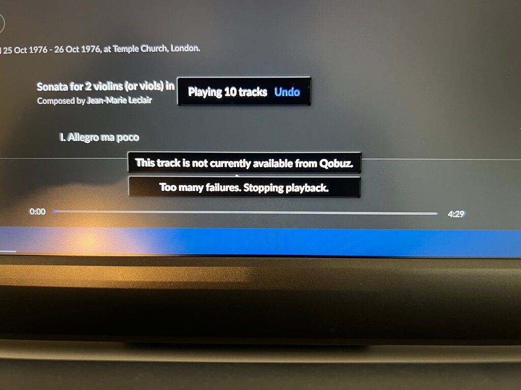 Qobuz is not streaming with Roon - Support - Roon Labs Community