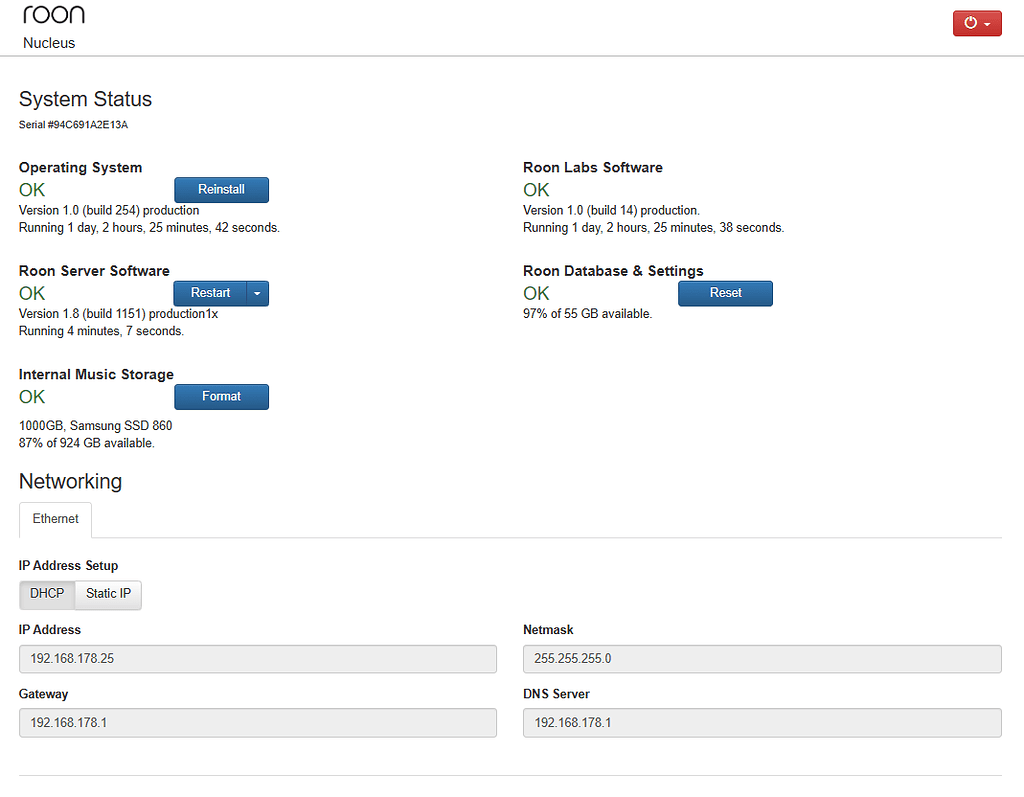 Problems To Load Roon 2 0 On Roon Nucleus Server Nucleus Support Roon Labs Community