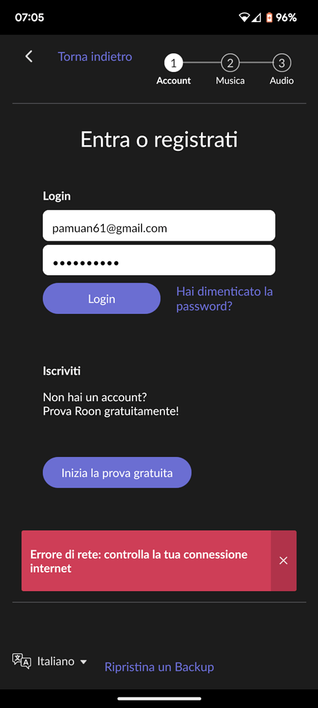 ROON 2.0 App on android cell cannot connect to my ROON account due to ... ROON 2.0 App on android cell cannot connect to my ROON account due to ...