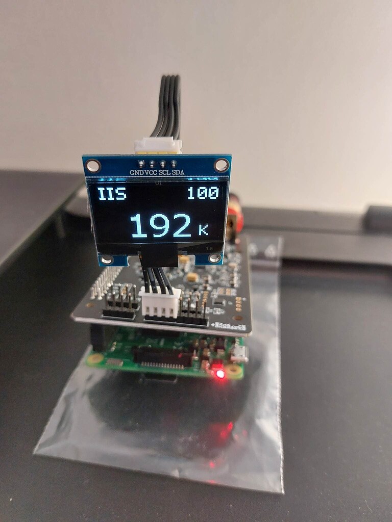 Audiophonics DAC I-Sabre ES9038Q2M - How to get the 1.3" OLED screen on ...