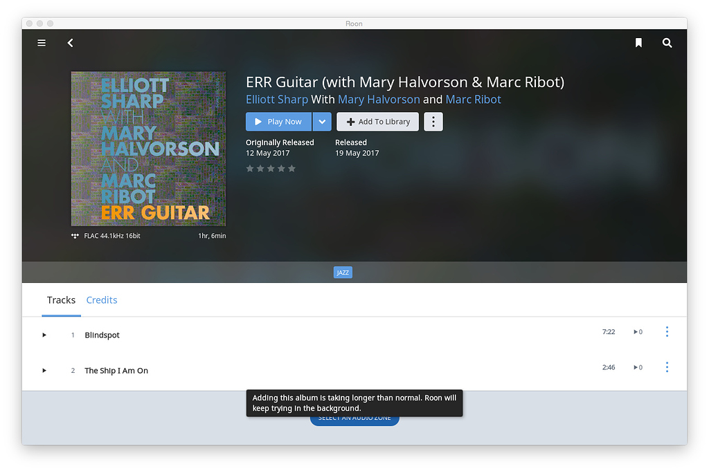 Can't Save Tidal Albums to My Library - Support - Roon Labs Community