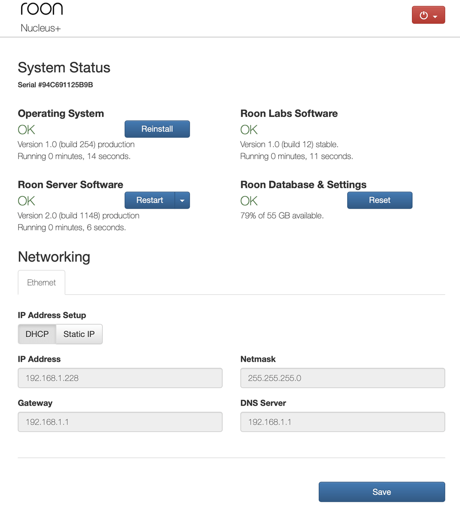 Roon Nucleus + powers down after two minutes after upgrade - Nucleus ...