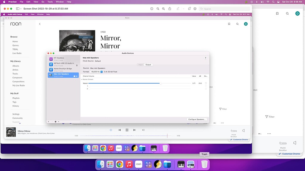 Mac Mini Audio MIDI taking priority over Mytek DAC? - Mytek - Roon Labs ...