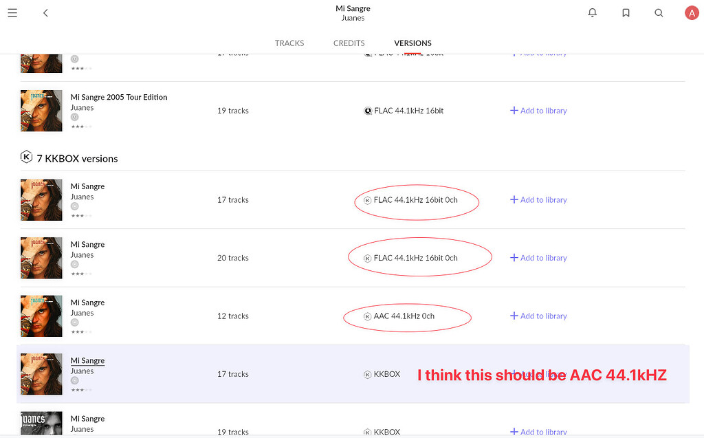 Roon APP KKBOX display error [Ticket In] - Early Access - Roon Labs Community