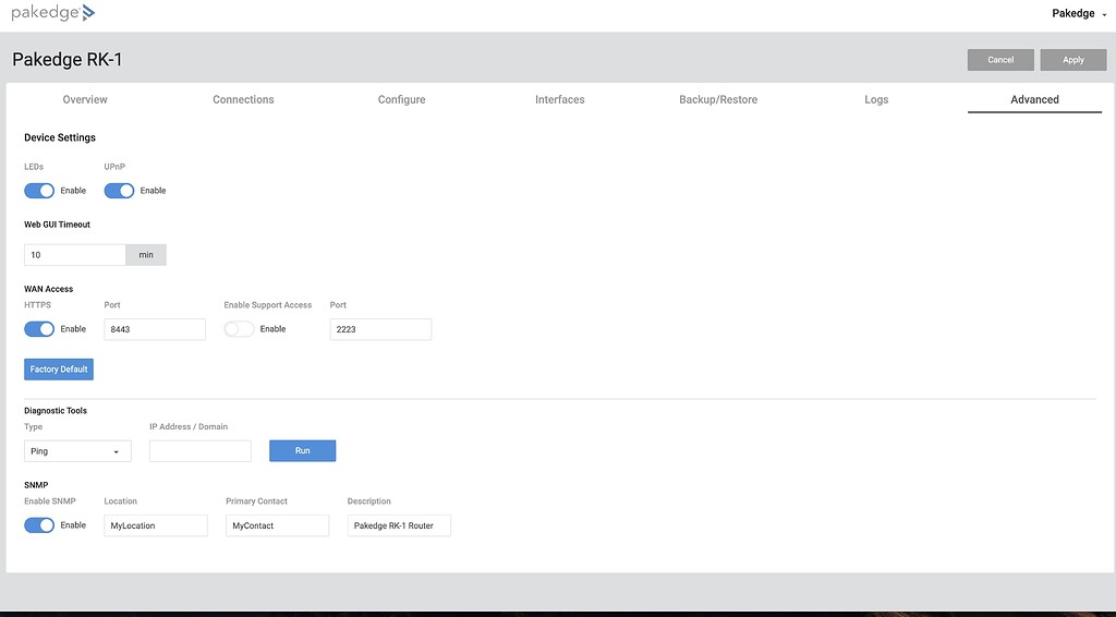 Roon ARC not connecting to Pakedge RK-1 Router - Support - Roon Labs ...
