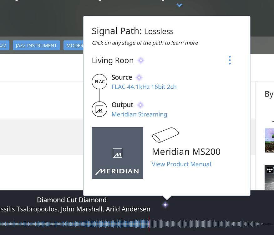 No MQA play from Meridian 218 - Meridian Audio - Roon Labs Community