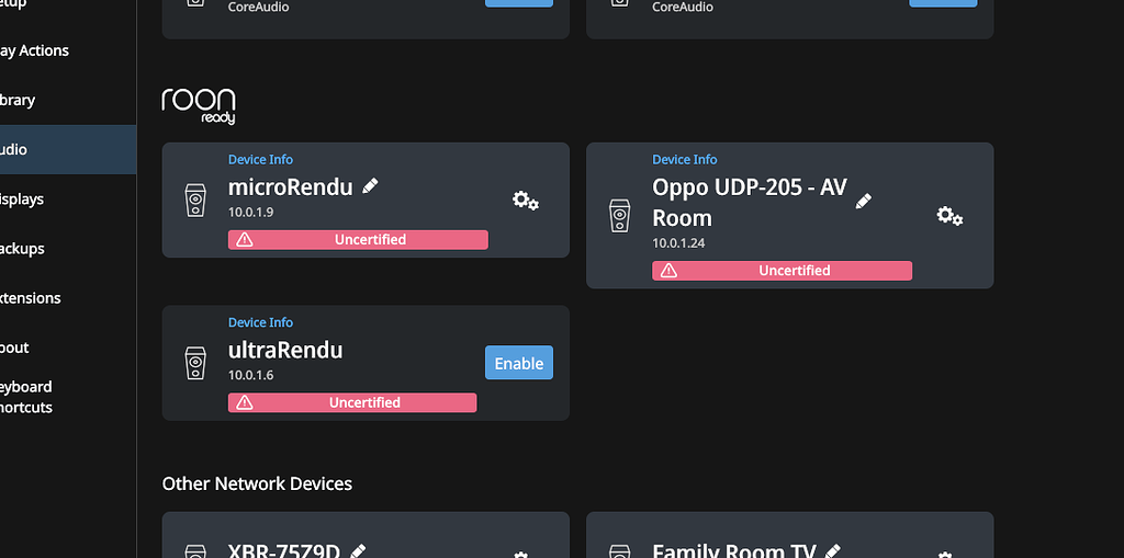 Confirmed Roon Ready devices blocked as uncertified - Support - Roon ...